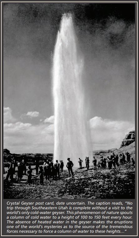 Utah's 'Old Faithful', Crystal Geyser - UtahGeology